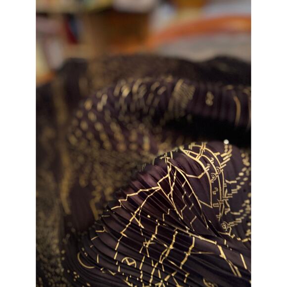 Hermes | Accessories | 225 Hermes Scarf Le Pegase Dherms Pleated Scarf ...